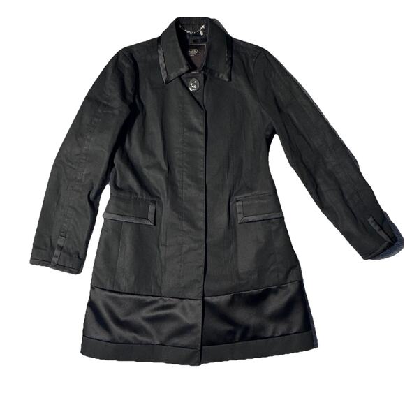 Coach | Jackets & Coats | Coach Leatherware Womens Black Turn Lock ...